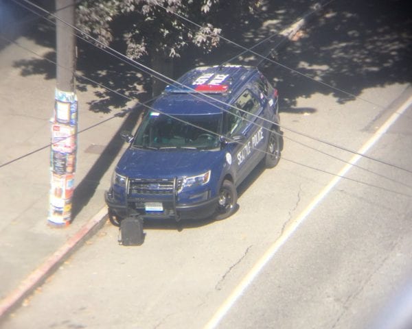 Police investigate suspicious package outside E Precinct — UPDATE | CHS ... Police investigate suspicious package outside E Precinct — UPDATE | CHS ...