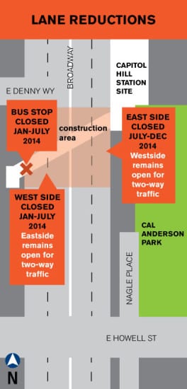 Reminder: Broadway ‘lane reductions’ for light rail ‘underground ...
