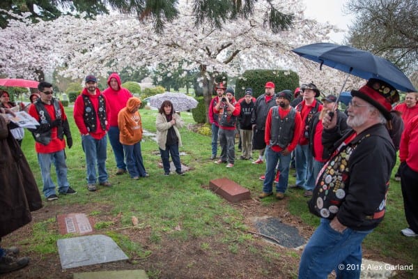 CHS Pics | Clampers visit Lake View Cemetery to mark Doc Maynard’s ...