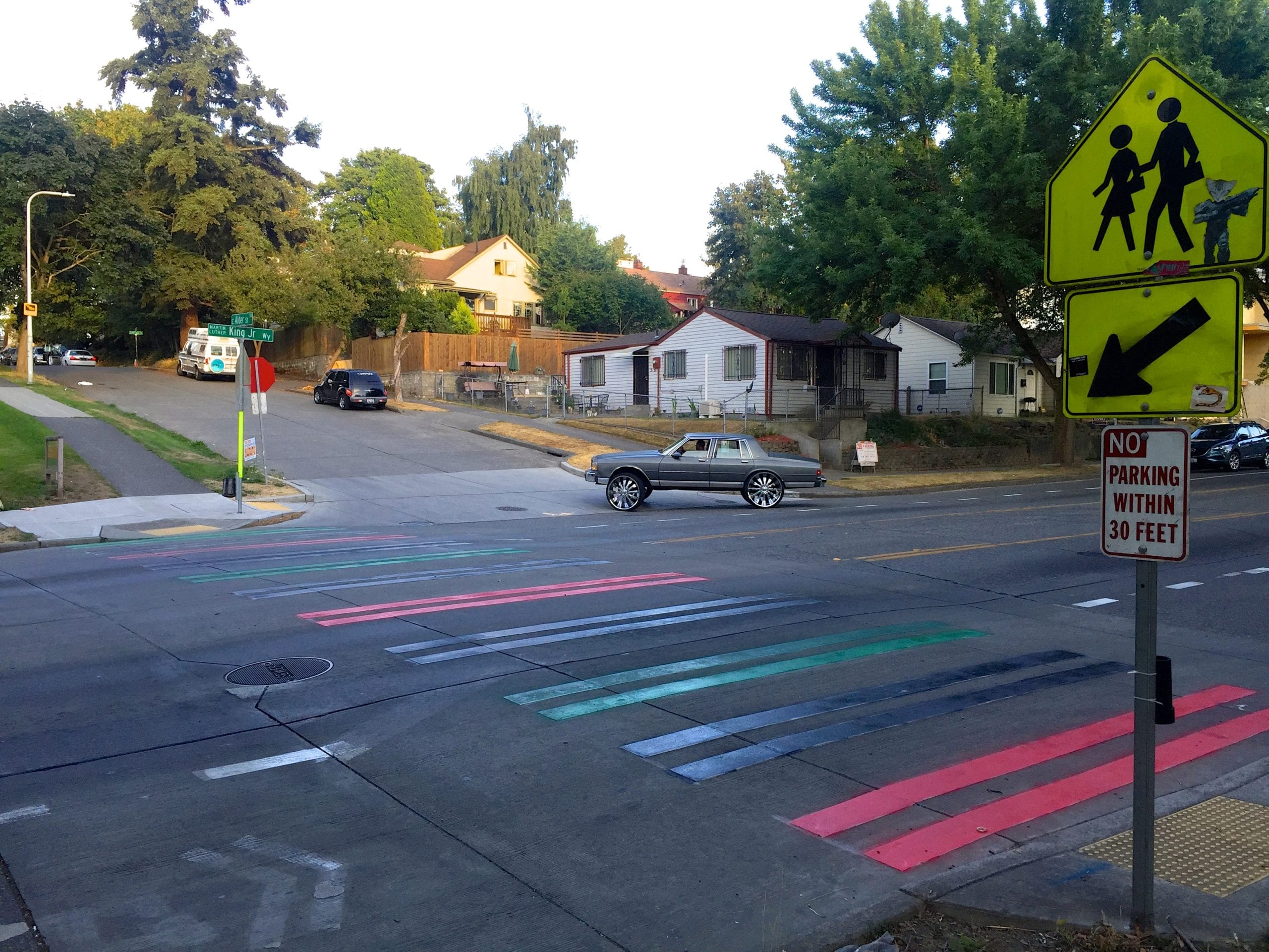 Painted crosswalks
