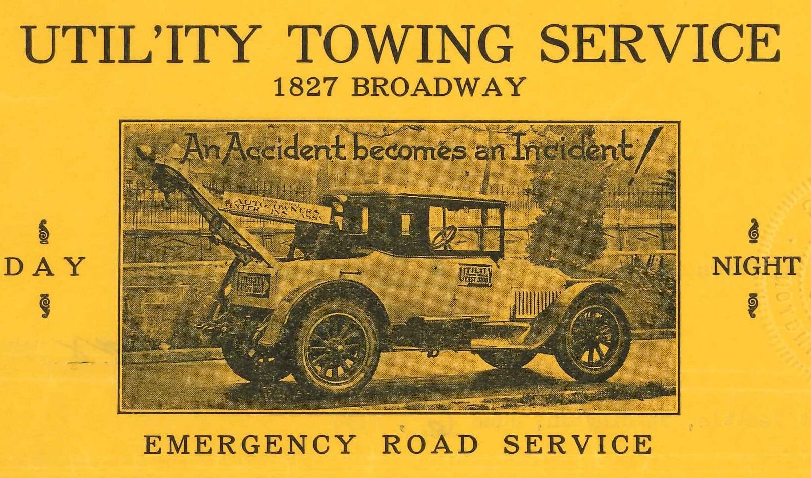 Utility Towing Service Letter Head | CHS Capitol Hill Seattle News