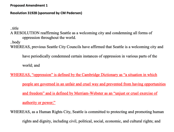 Seattle City Council passes resolution on resolutions | CHS Capitol ...