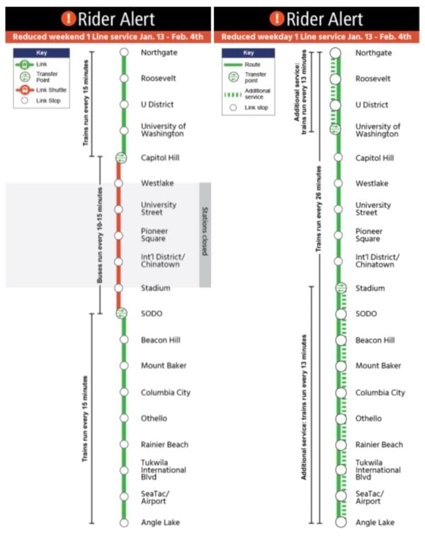 Downtown tunnel work will bring ‘major disruption’ to light rail in ...