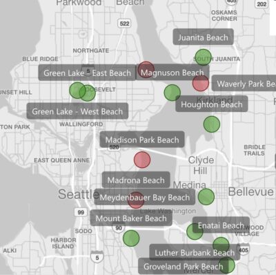 Madison Park and Madrona part of ‘high bacteria’ beach warnings | CHS ...