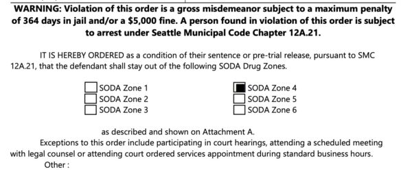 Seattle’s first — and only — STAY OUT OF DRUG AREA ORDER issued on ...